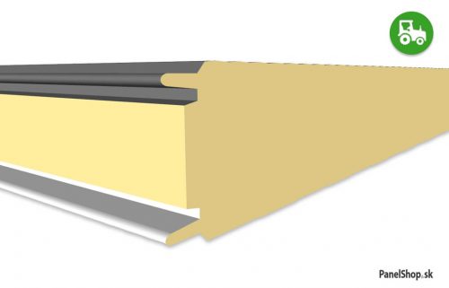 Sandwich wall panel with PIR core – visible joint (AGR)