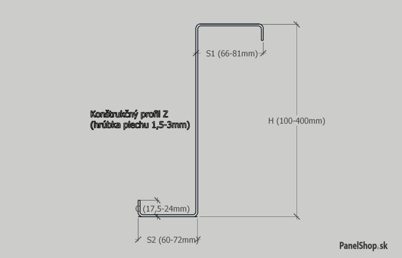 Structural Profiles - Thin-walled cold-pressed purlins