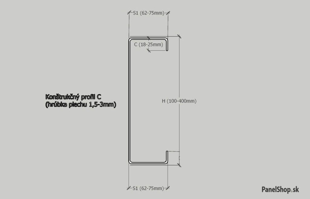 Structural Profiles - Thin-walled cold-pressed purlins