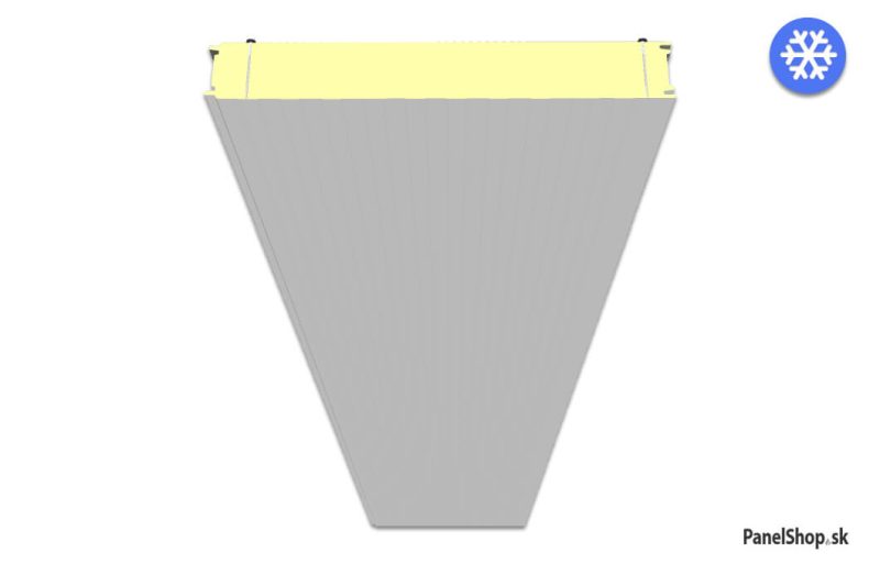 Sandwich wall panel with polyizokyanurate PIR core – freezer