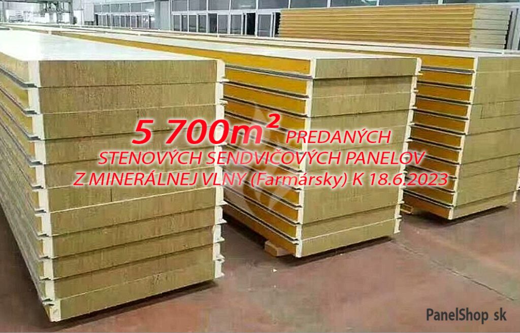 Wall panel with mineral wool - visible joint (AGR)