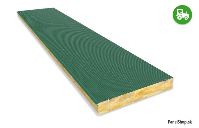 Wall panel with mineral wool - visible joint (AGR)