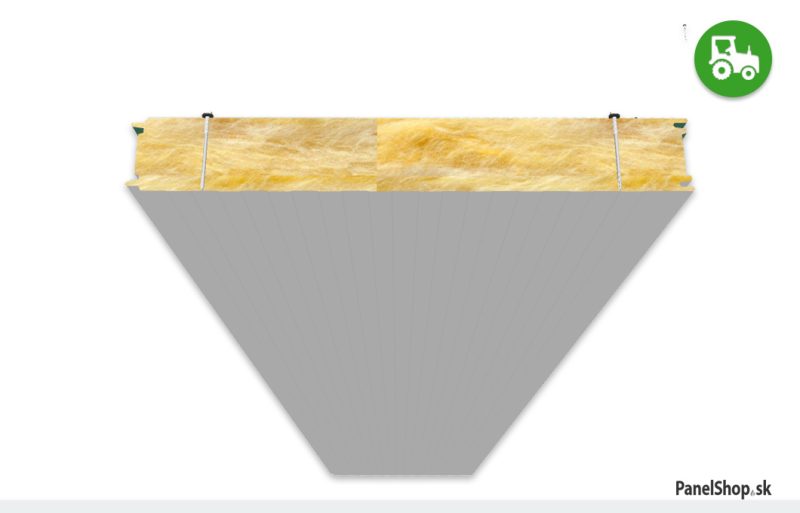 Wall panel with mineral wool - visible joint (AGR)