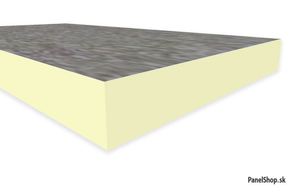 PIR panel with bitumen fabric (BF) - paneleshop.eu